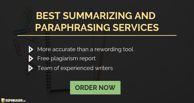 Paraphrasing vs Summarizing: What Is Common? Paraphrasing vs Summarizing: What Is Common?