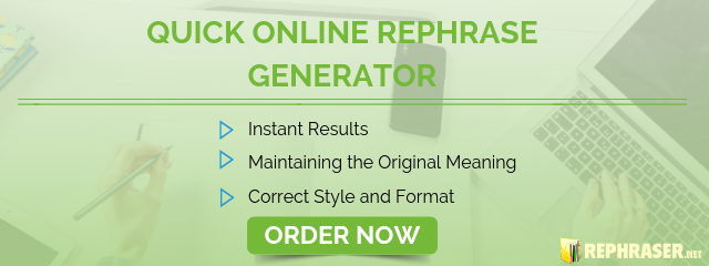 Our Rephrase Generator Working Process